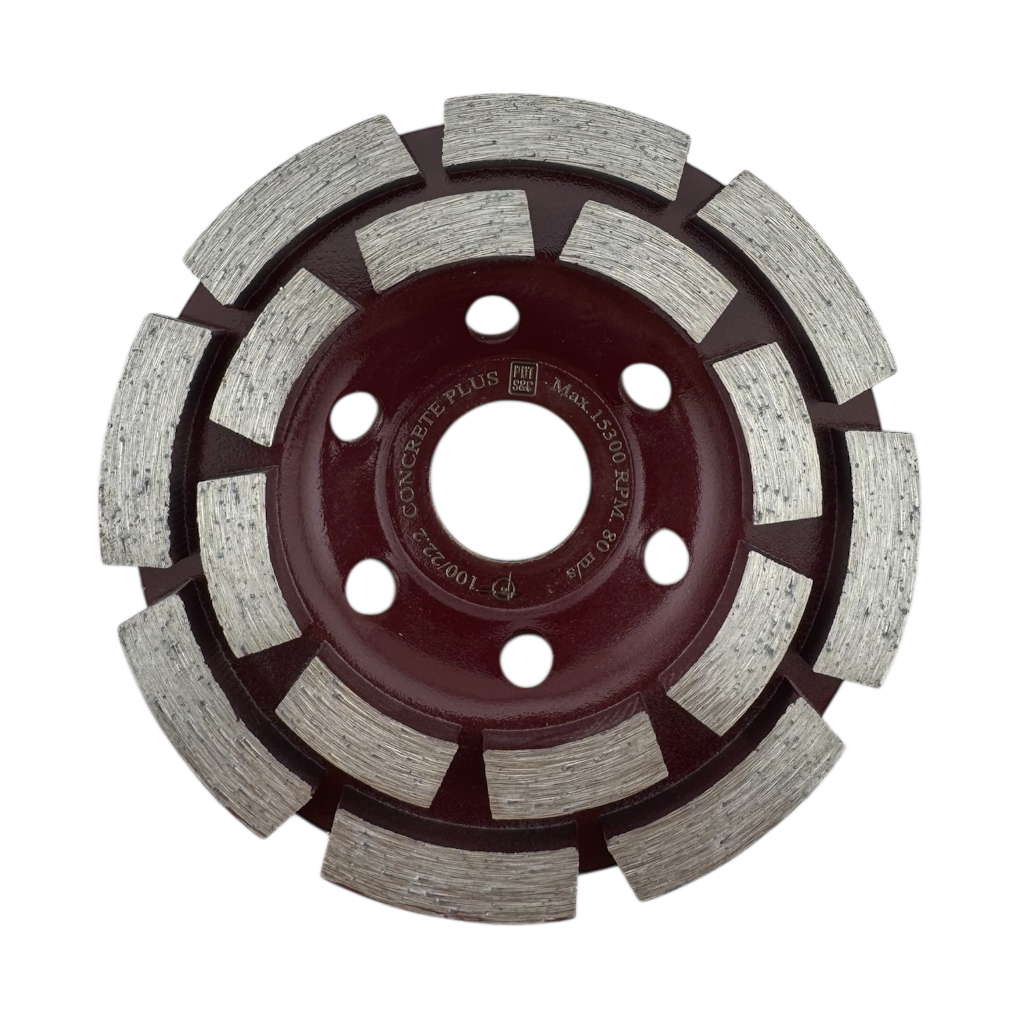 Diamond cup grinding wheel 12A2-45 100-8-8-20-22.2 CONCRETE PLUS ...